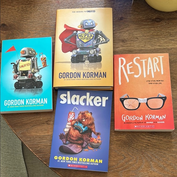 Toys | Gordon Korman Book Set Colorful Covers | Poshmark